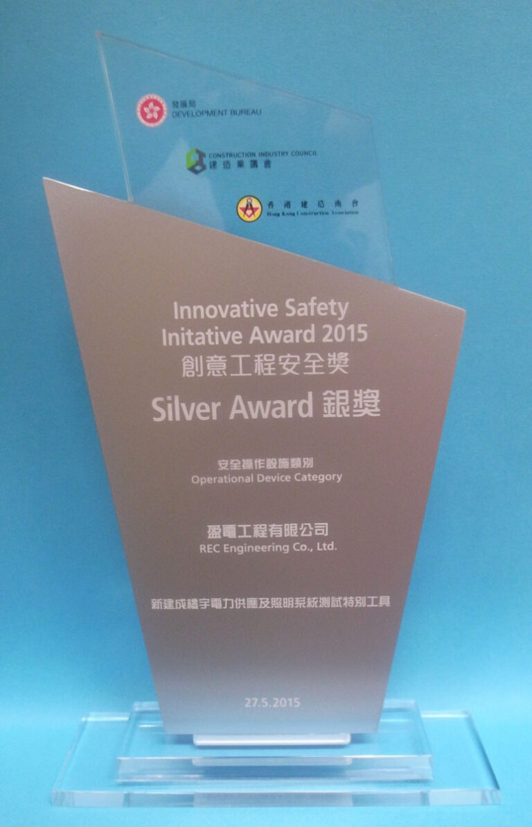 Silver Award in Operational Device Category of Innovative Safety ...